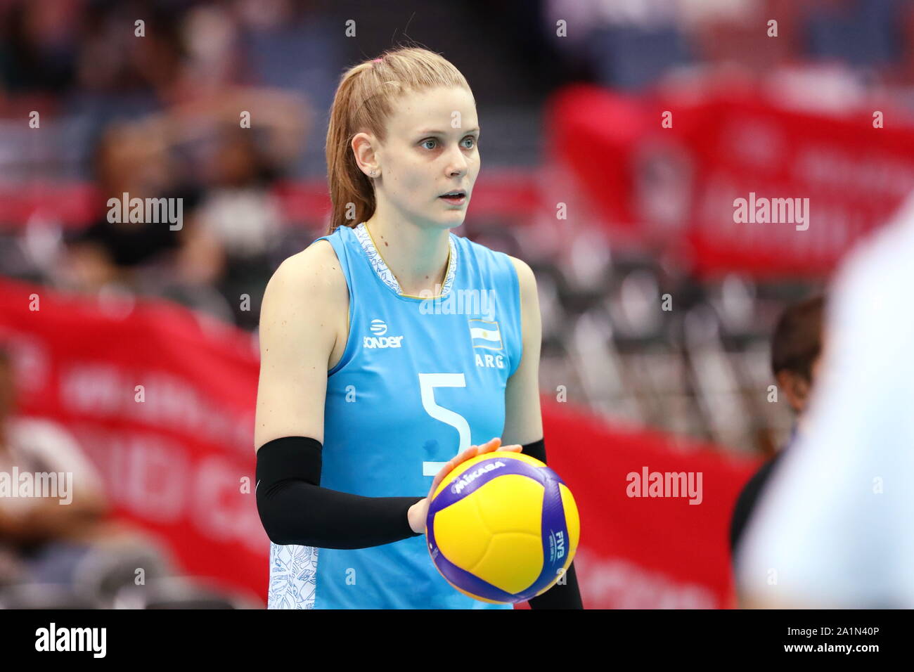 Osaka, Japan. 27th Sep, 2019. Lucia Fresco (ARG) Volleyball : 2019 FIVB ...