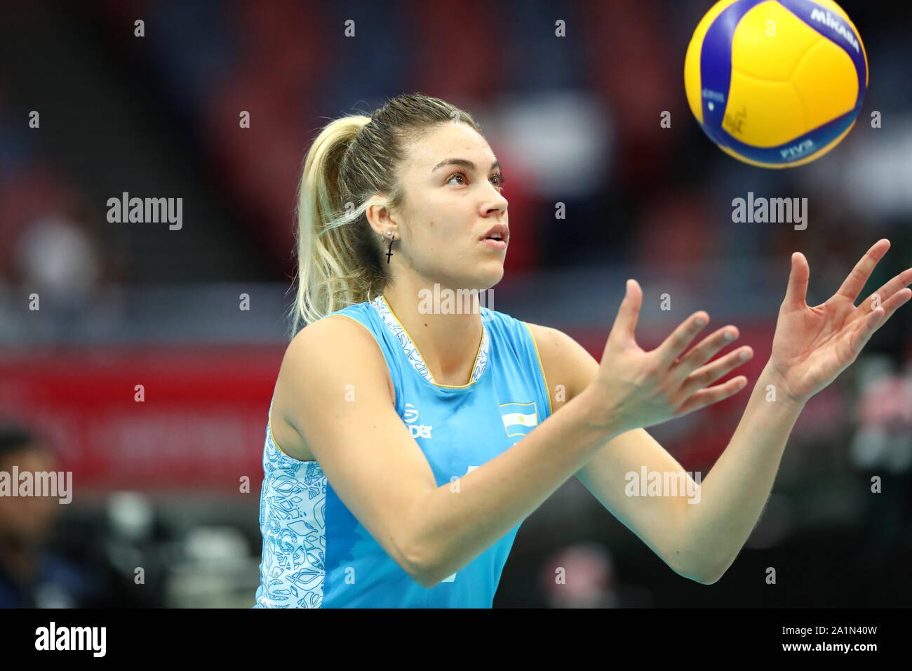 Osaka, Japan. 27th Sep, 2019. Elina Rodriguez (ARG) Volleyball : 2019 ...