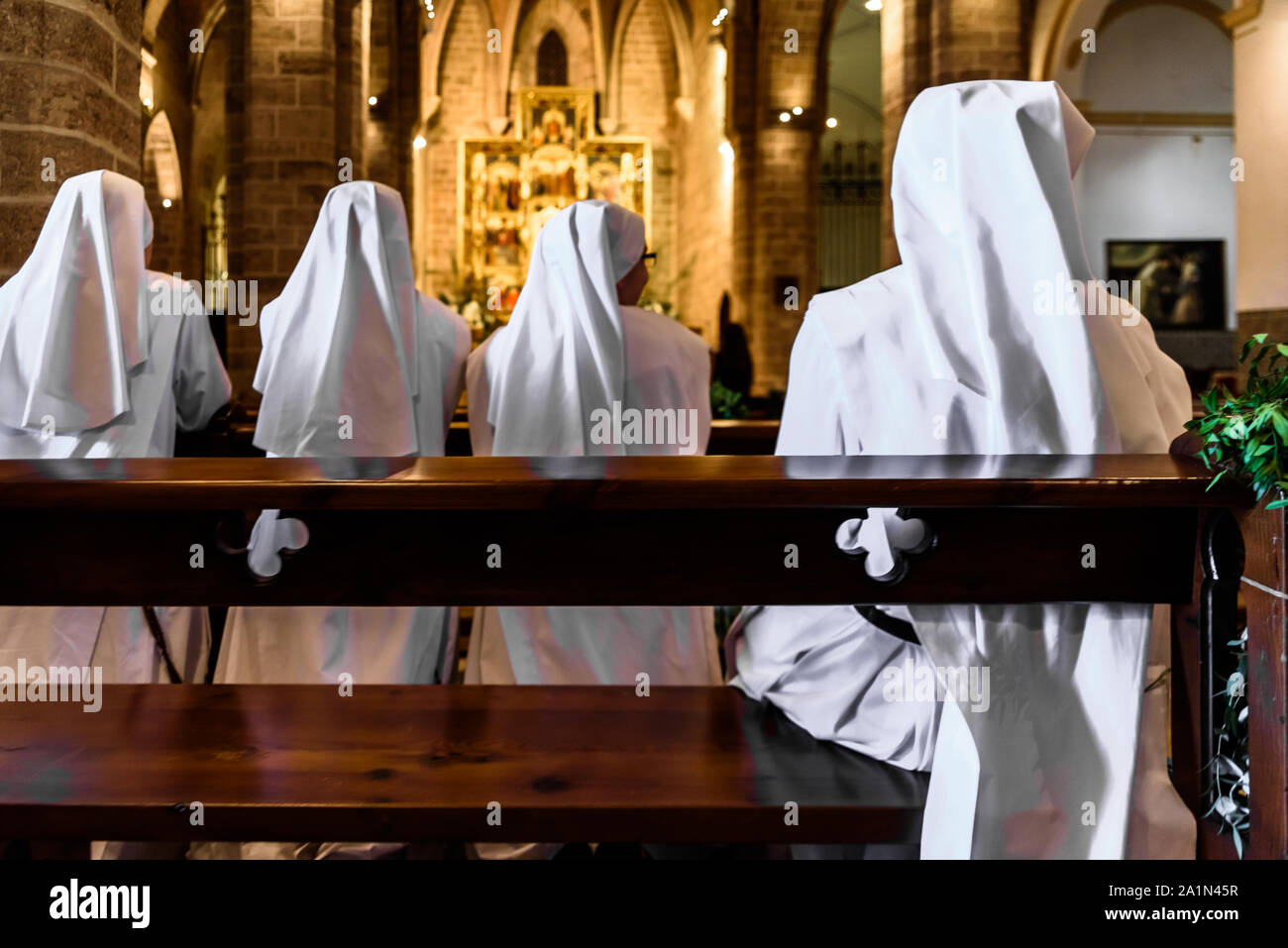 White Robe Christianity Stock Photos & White Robe Christianity Stock ...