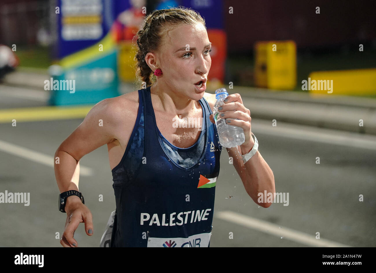 Doha, Qatar. 28th Sep, 2019. Athletics, World Championships, Marathon ...