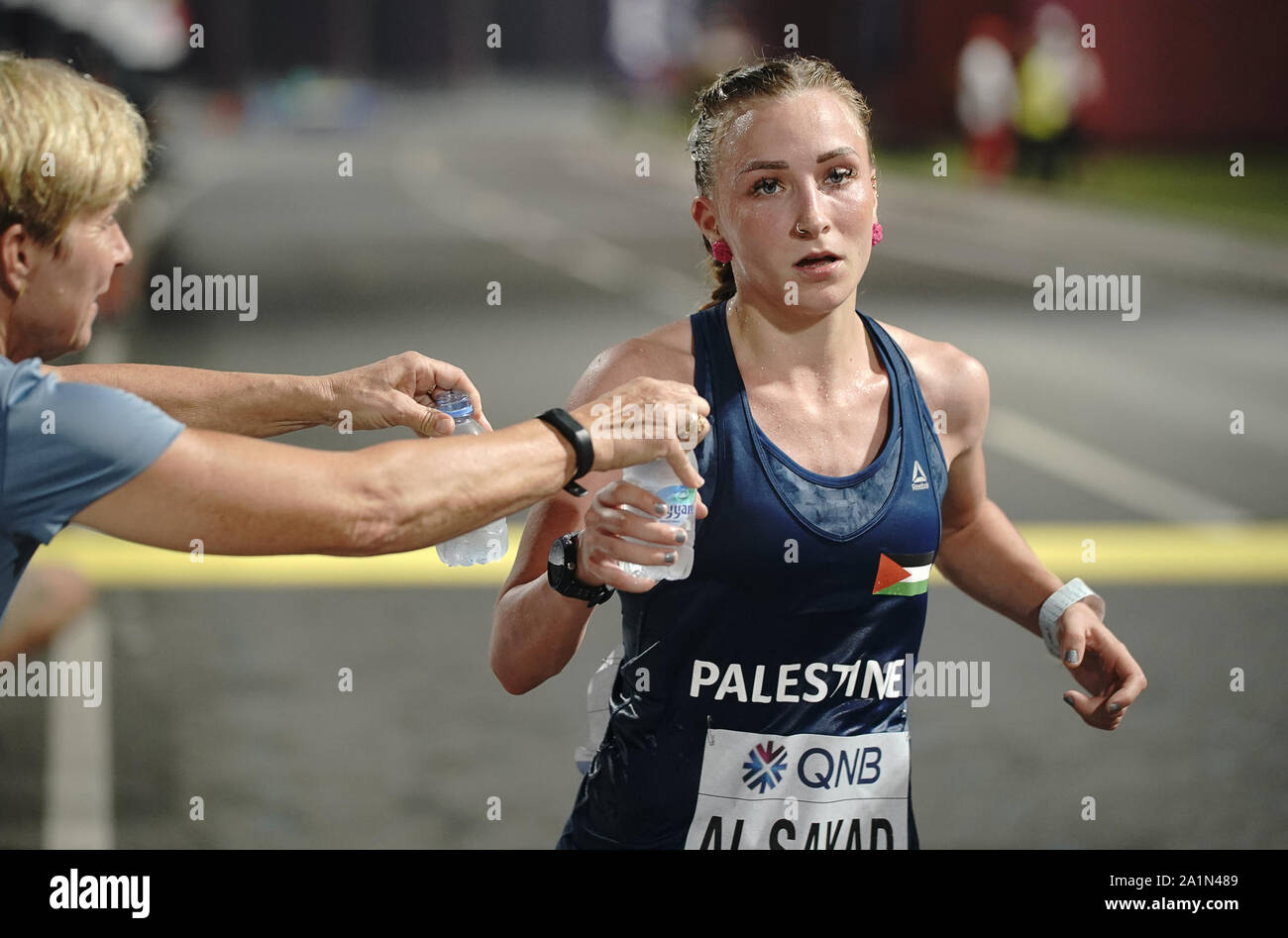 Doha, Qatar. 28th Sep, 2019. Athletics, World Championships, Marathon ...