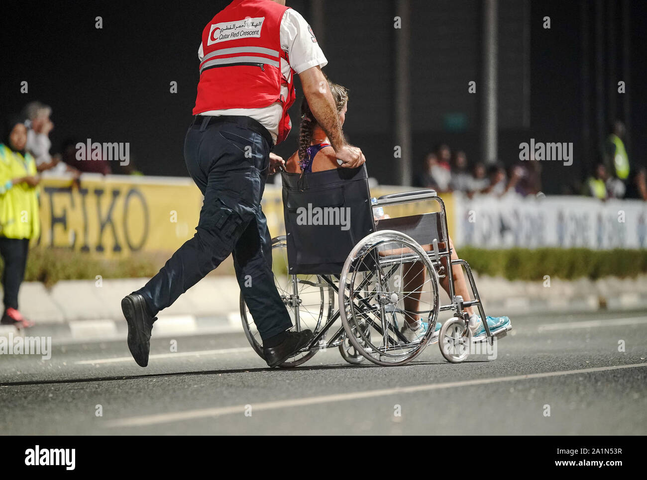 Doha, Qatar. 28th Sep, 2019. Athletics, World Championships, Marathon ...