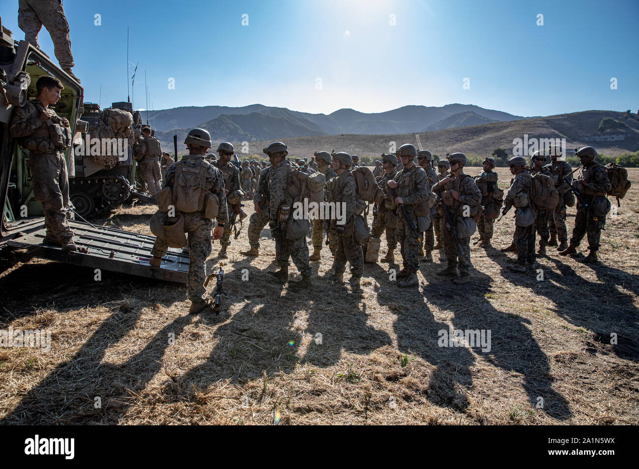 U.S. Marines with 2nd Battalion, 5th Marine Regiment, 1st Marine ...