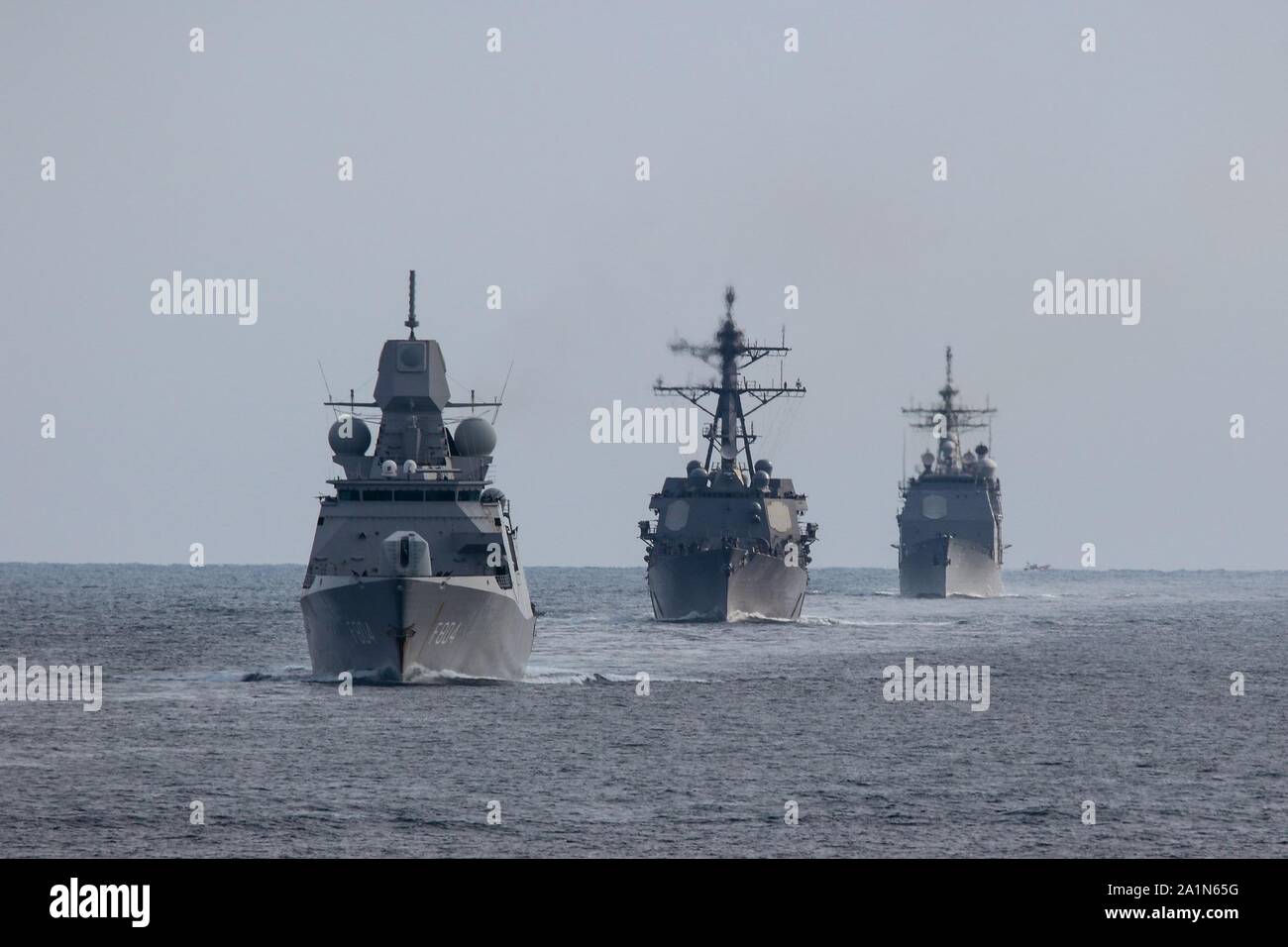 ATLANTIC OCEAN (Sept. 26, 2019) The Dutch navy frigate HNLMS De Ruyter ...