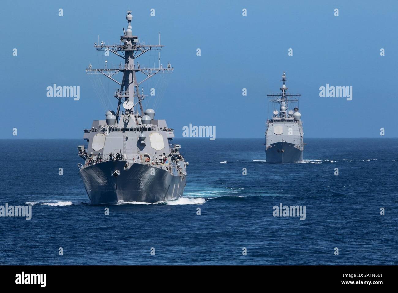 ATLANTIC OCEAN (Sept. 26, 2019) The guided-missile destroyer USS ...
