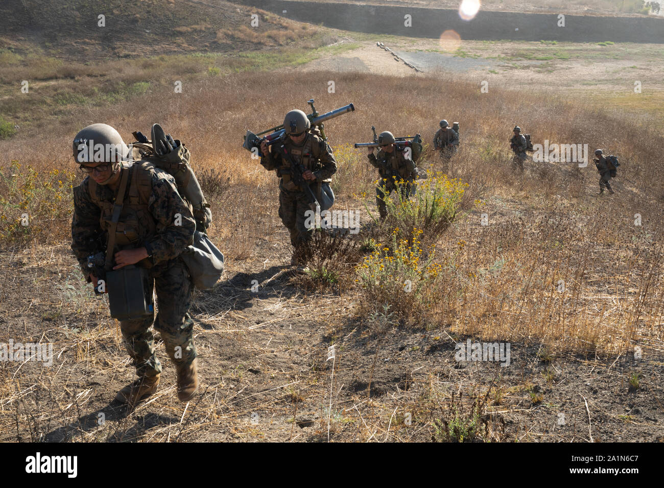 U.S. Marines with 2nd Battalion, 5th Marine Regiment, 1st Marine ...