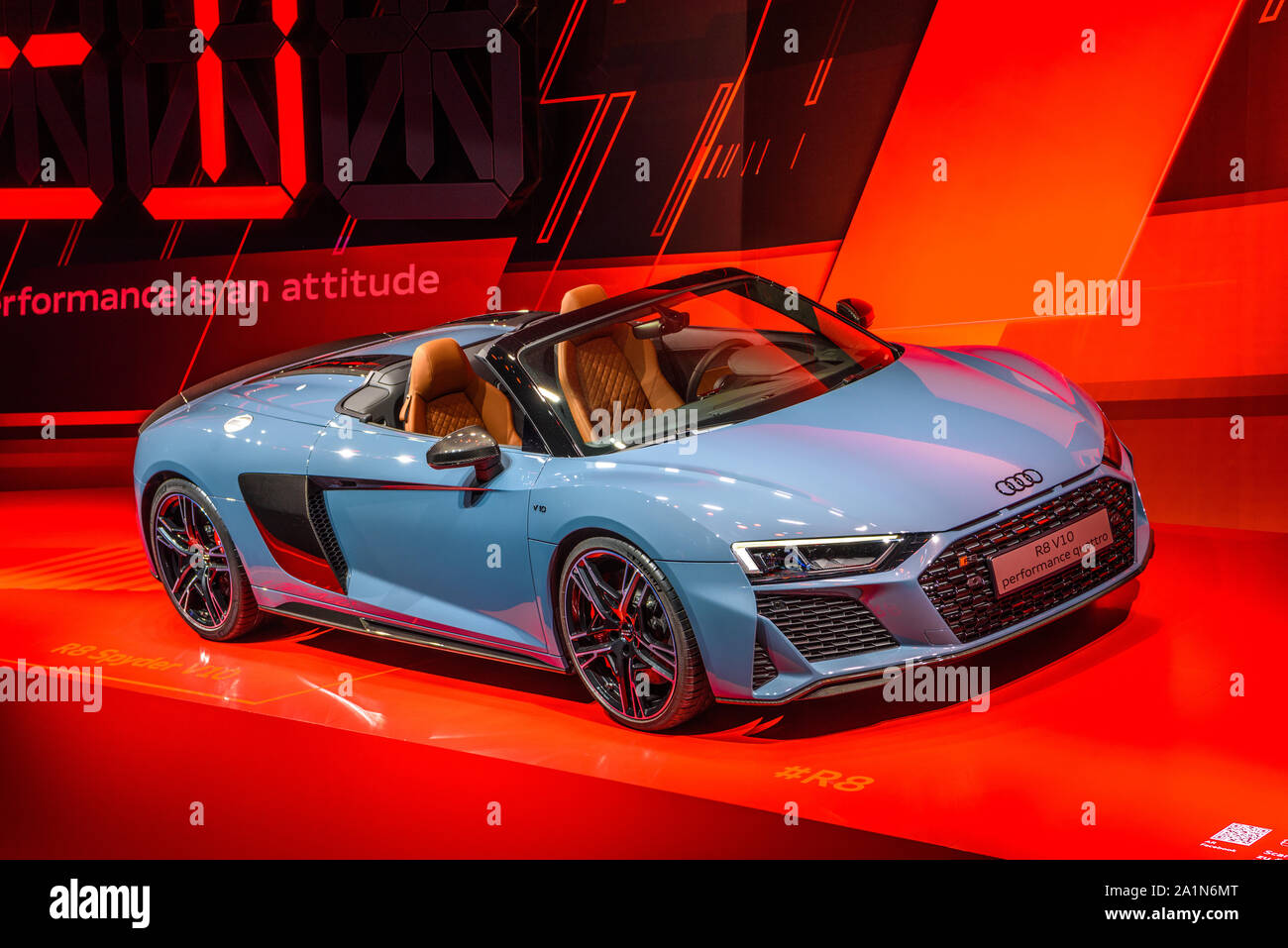Audi R8 Convertible Blue