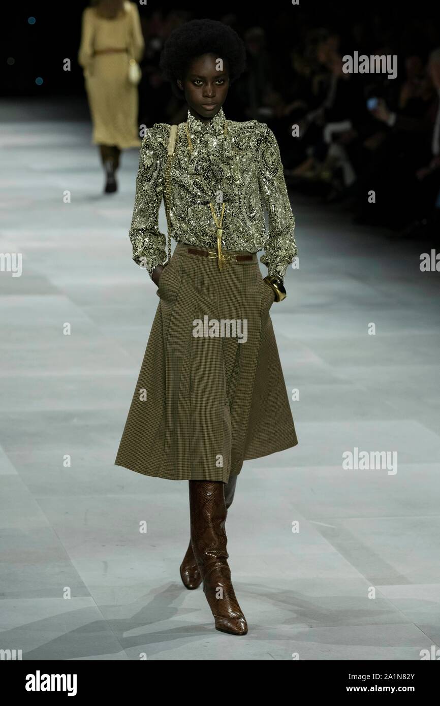 Fashion runway 2020 celine hi-res stock photography and images - Alamy