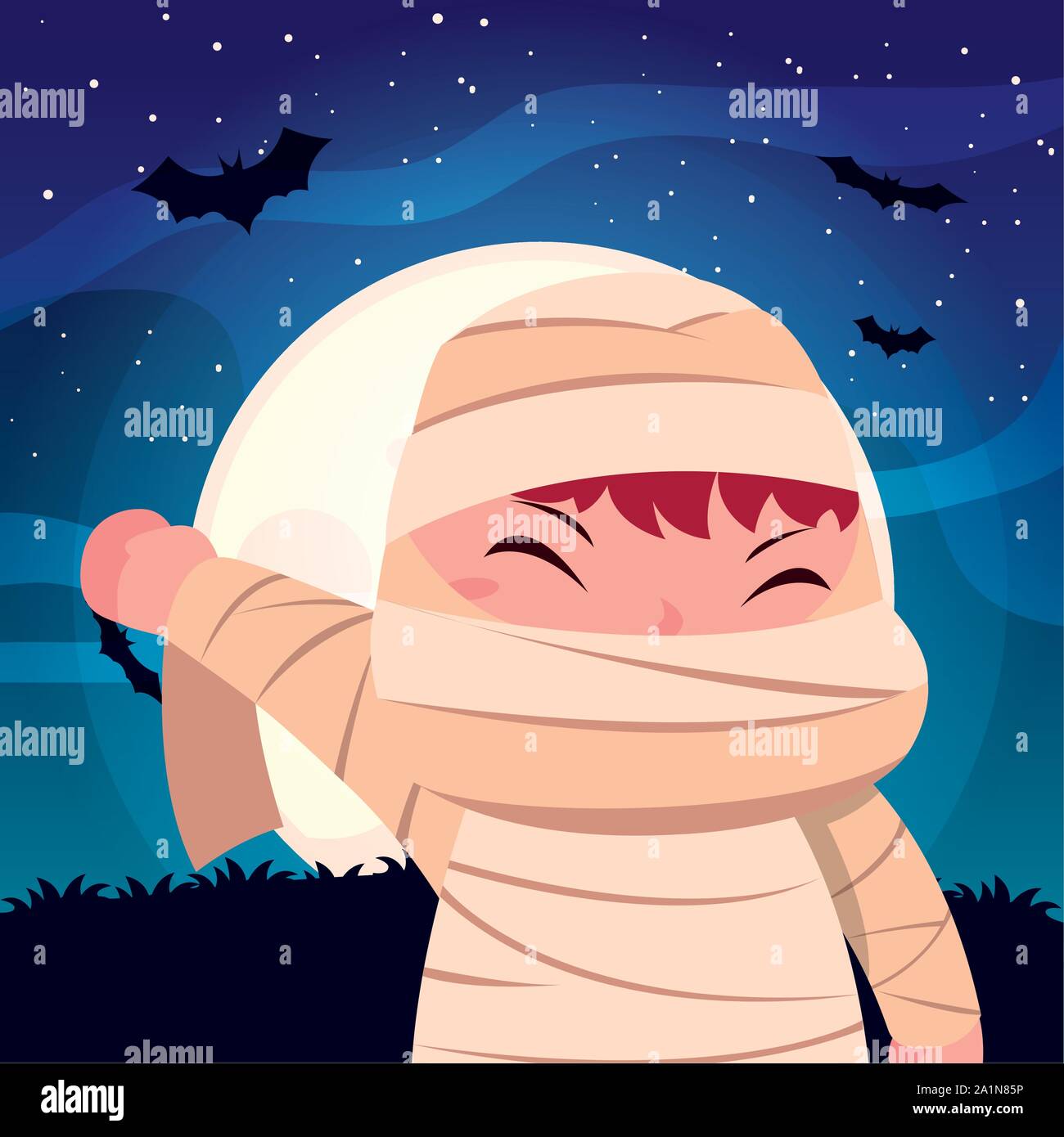 costumed child design, Halloween holiday horror scary celebration ...