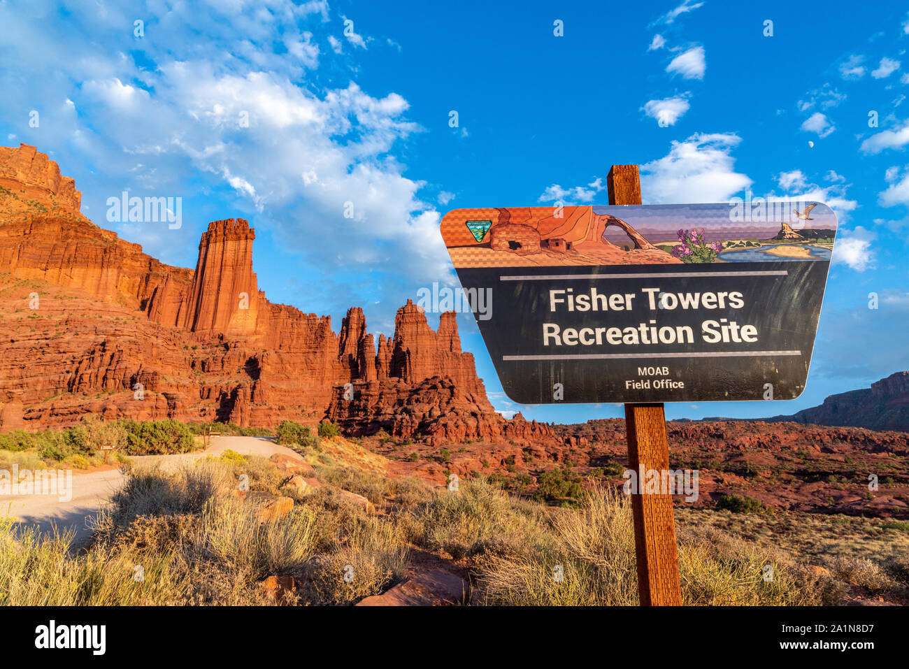 Wild and crazy landscapes of Moab, Utah Stock Photo - Alamy