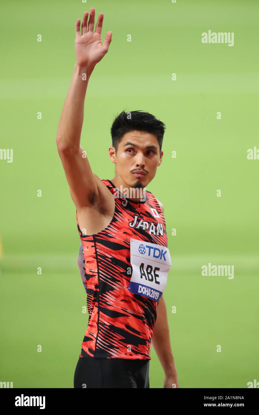 Doha, Qatar. 27th Sep, 2019. Takatoshi Abe (JPN) Athletics : IAAF World ...