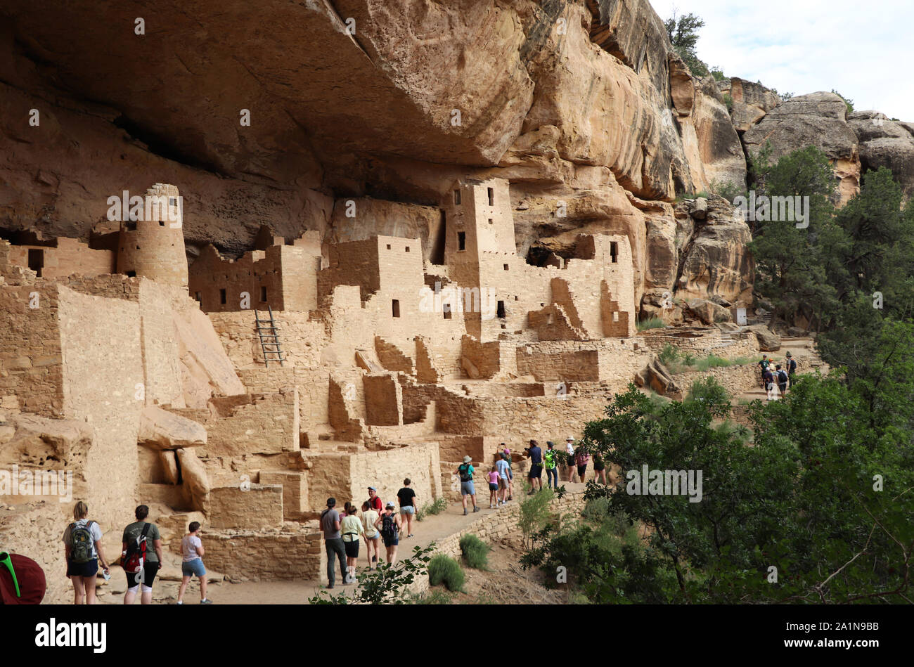 Mesa Verde Cliff Dwelling at the Mesa Verde National Park in Colorado ...