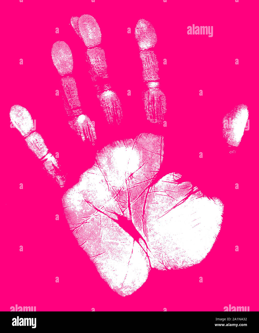 Biometric handprint security graphic hi-res stock photography and ...