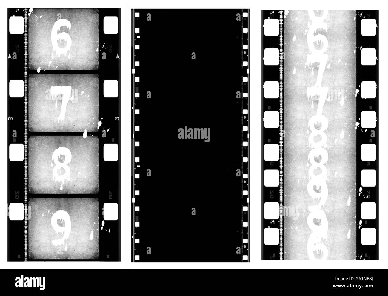 Strips of photo paper Black and White Stock Photos & Images - Alamy