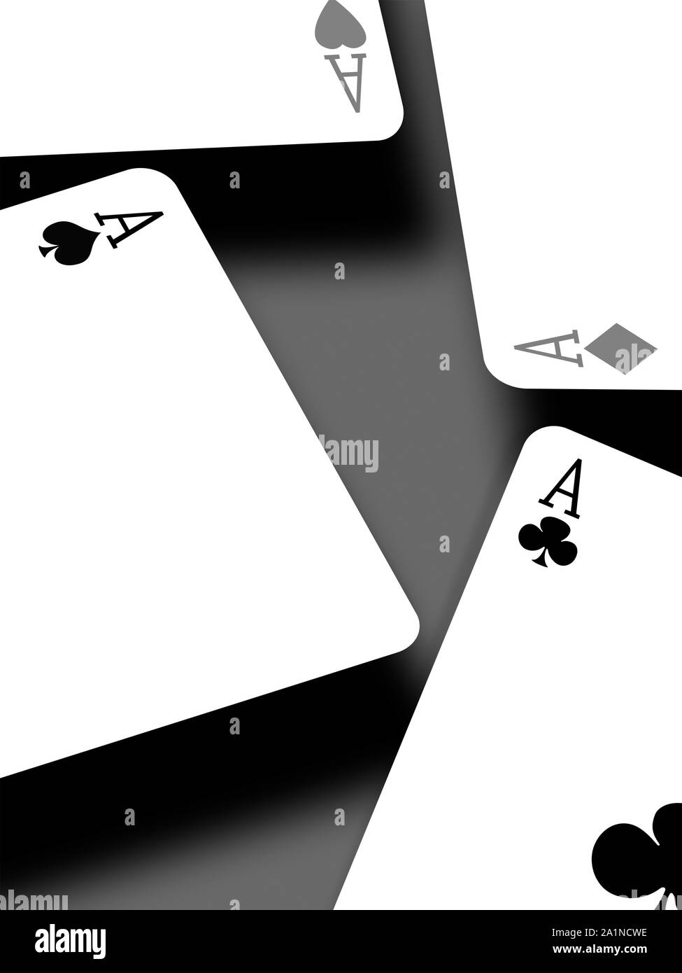 Aces on a gradient background Stock Photo - Alamy