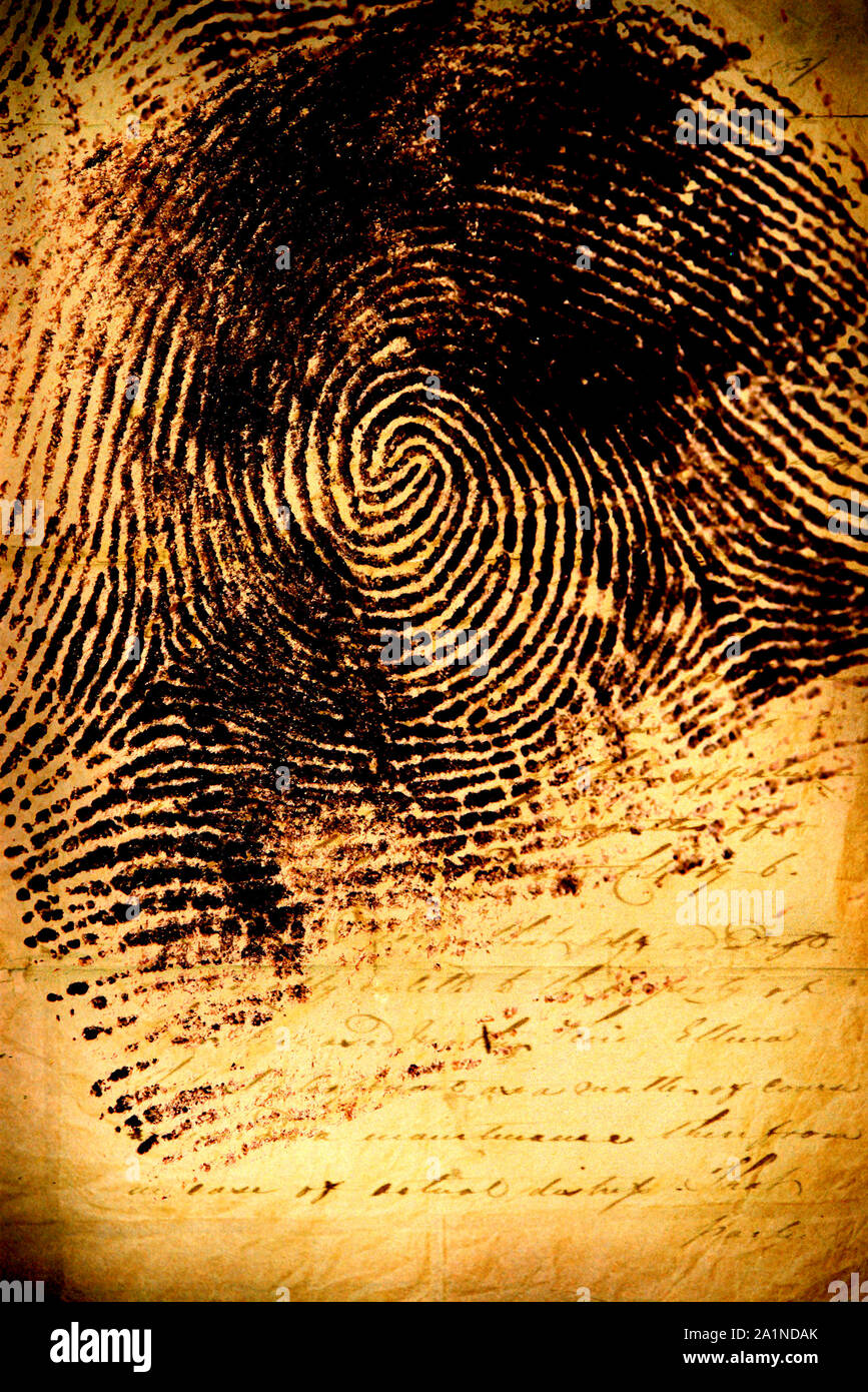 Thumb print hi-res stock photography and images - Alamy