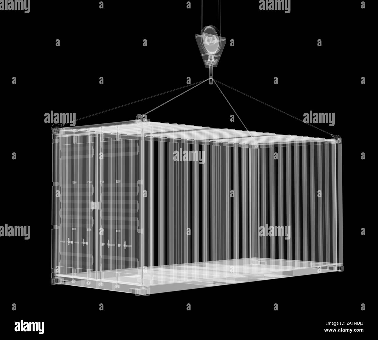 Delivery x ray Black and White Stock Photos & Images - Alamy