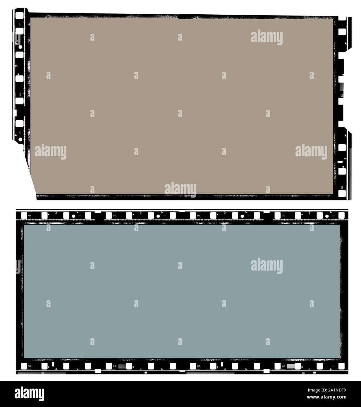 Film strip background old scratches Cut Out Stock Images & Pictures - Alamy