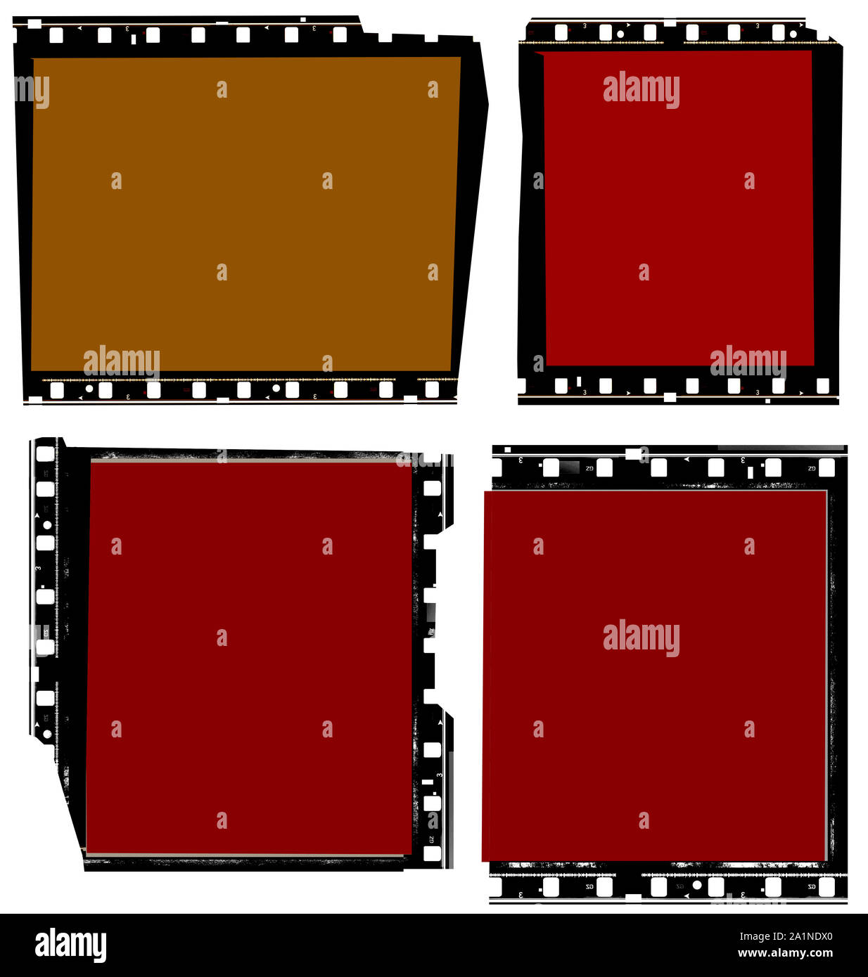 Photo negative texture Cut Out Stock Images & Pictures - Alamy