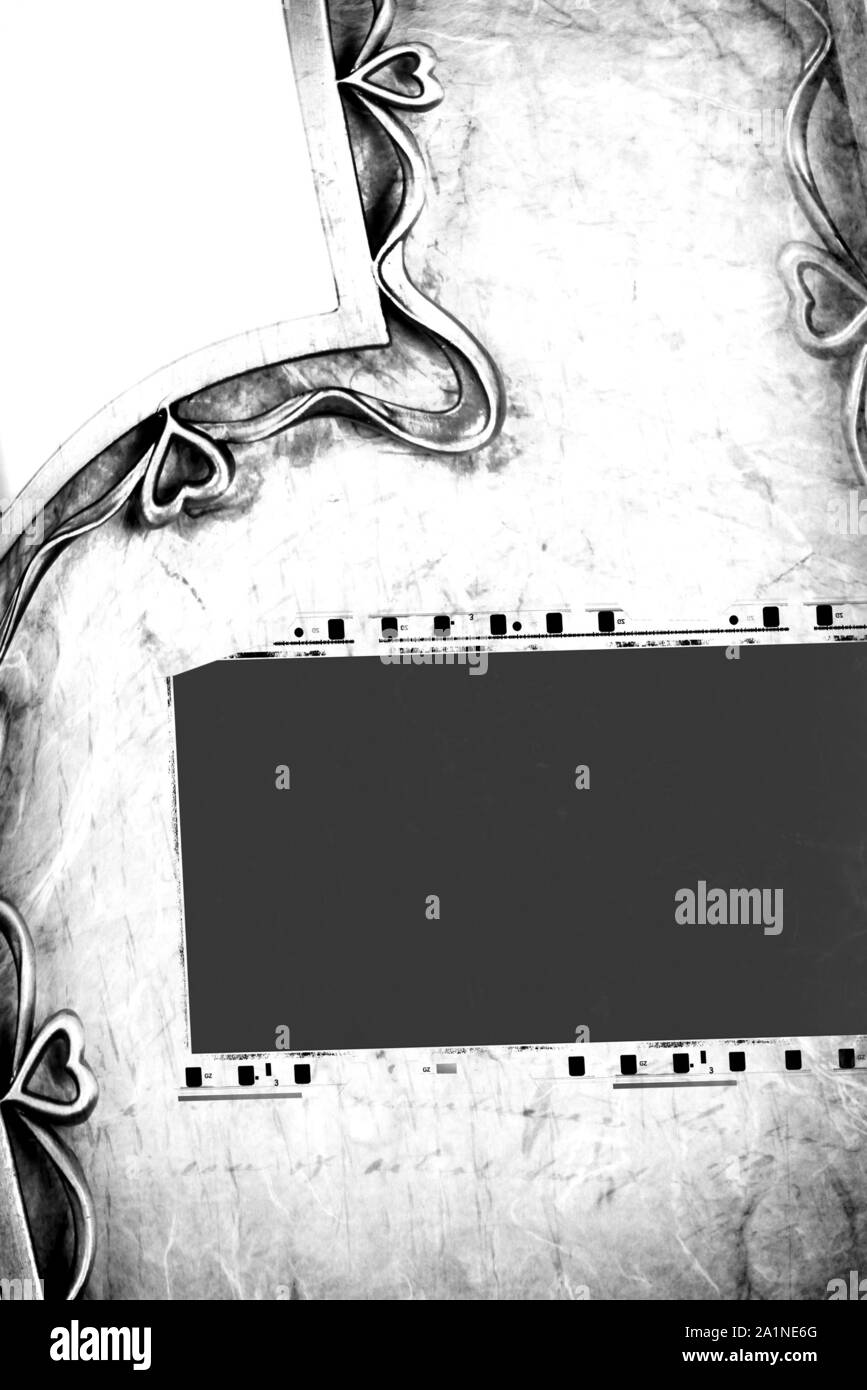 Camera film roll pattern Black and White Stock Photos & Images - Alamy