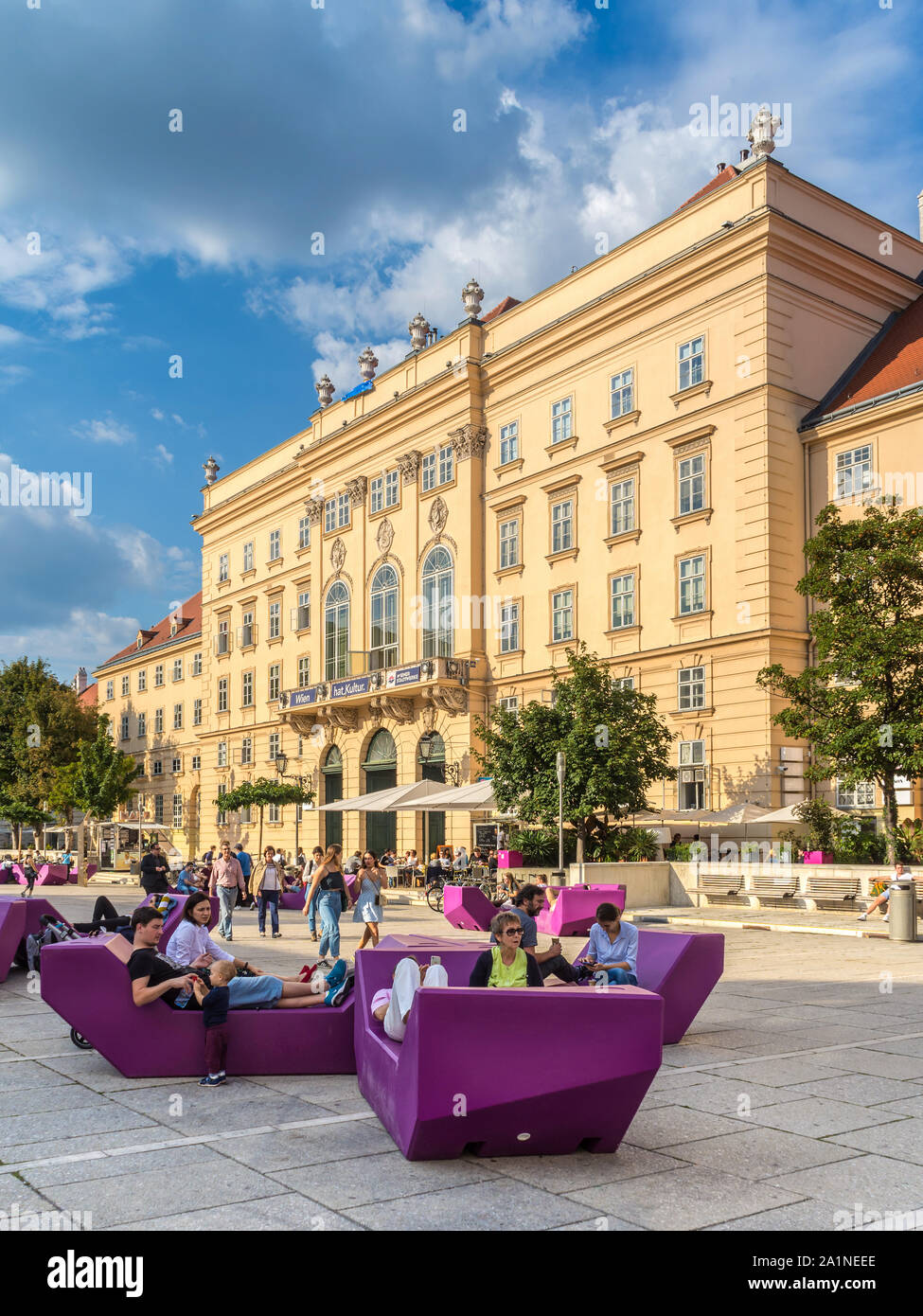 Museum quarter vienna austria hi-res stock photography and images - Alamy
