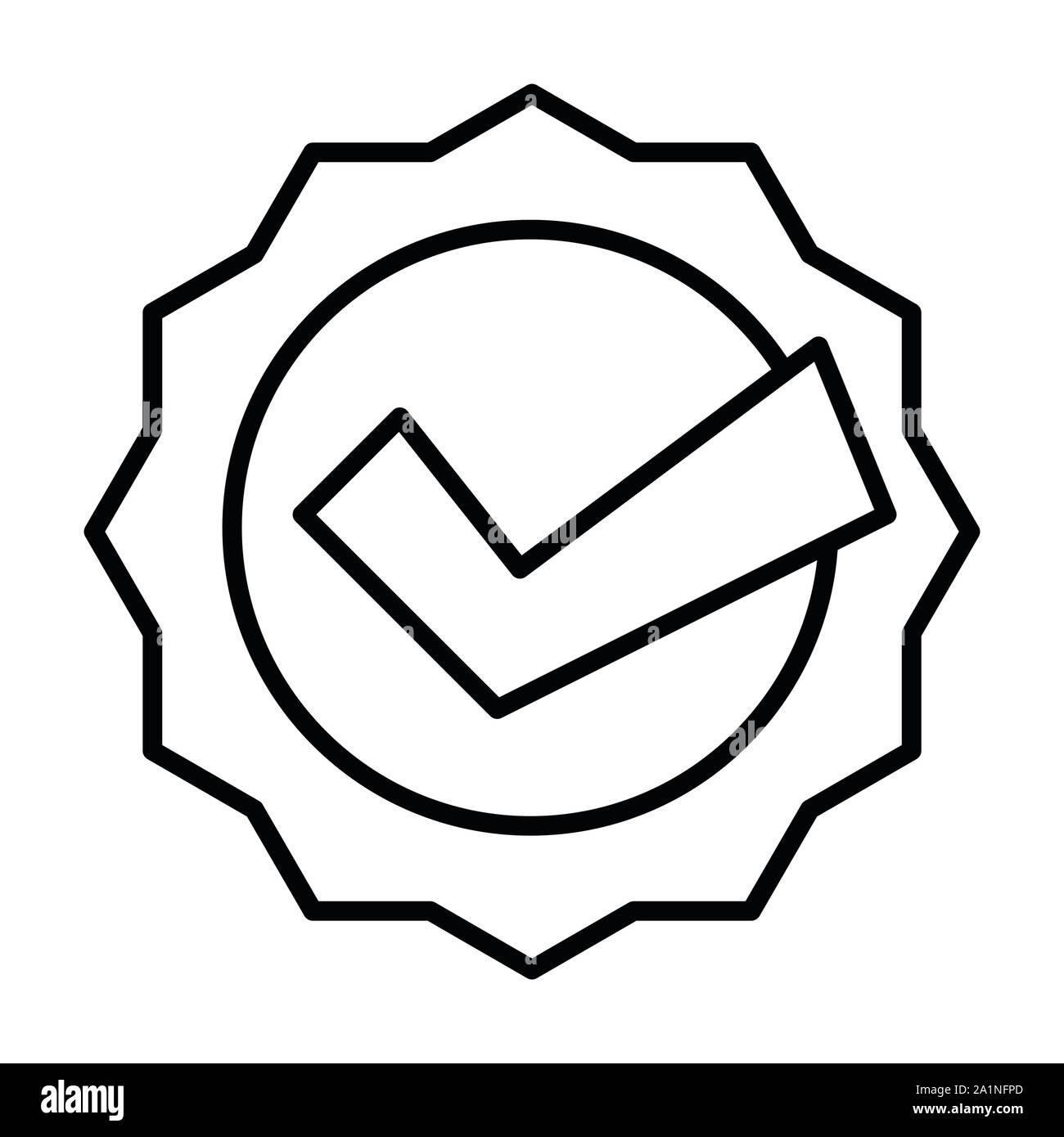 Trust Icon, Vector Illustration, Business Outline Stock Vector Image ...