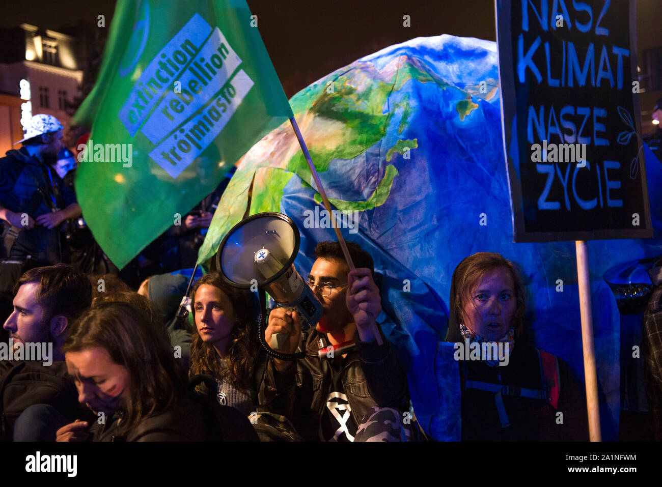 Sitting climate change activists hi-res stock photography and images ...