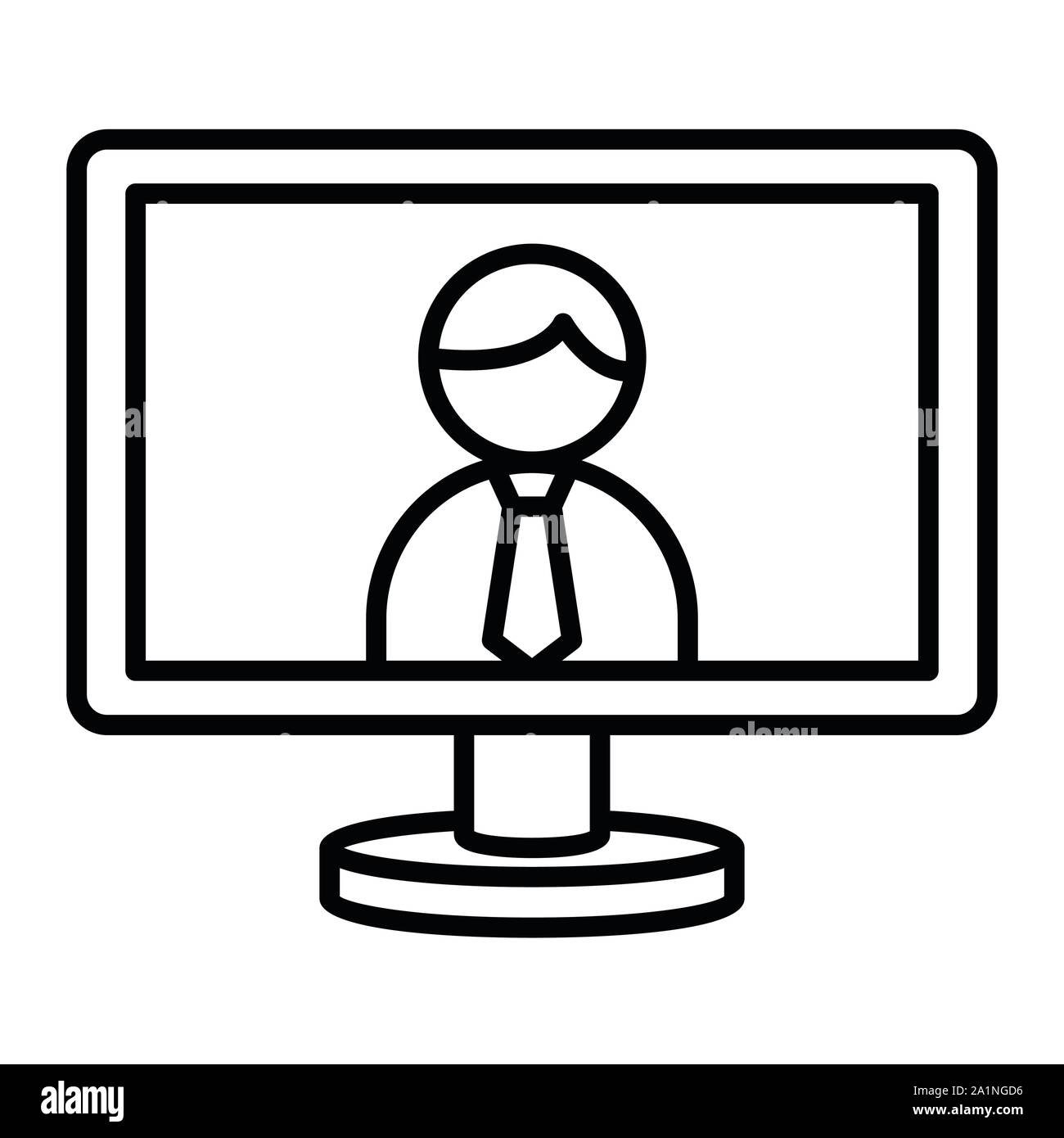 Account outline hi-res stock photography and images - Alamy