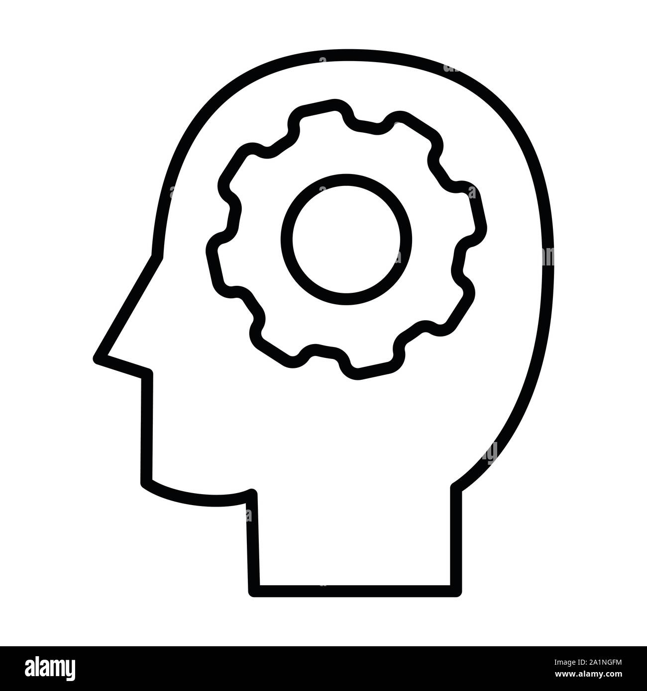 Engineering illustration set mechanical Black and White Stock Photos ...