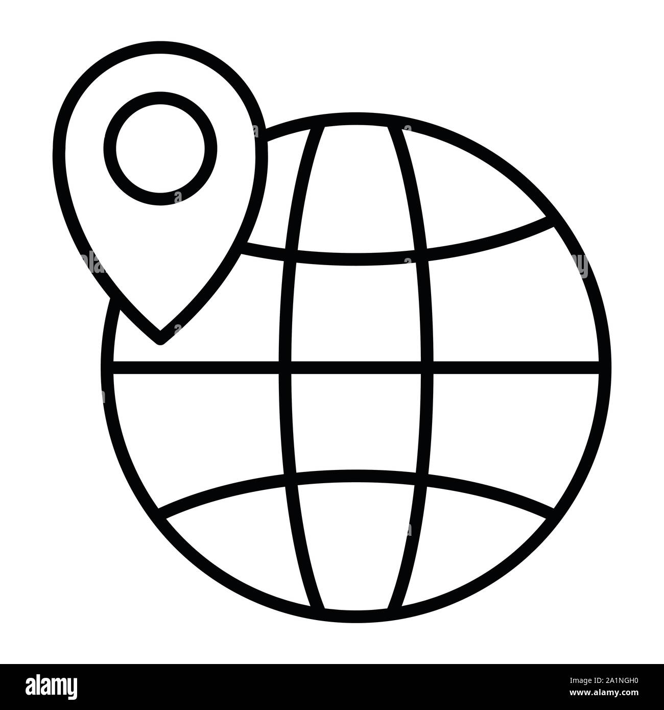 Location arrow Cut Out Stock Images & Pictures - Alamy