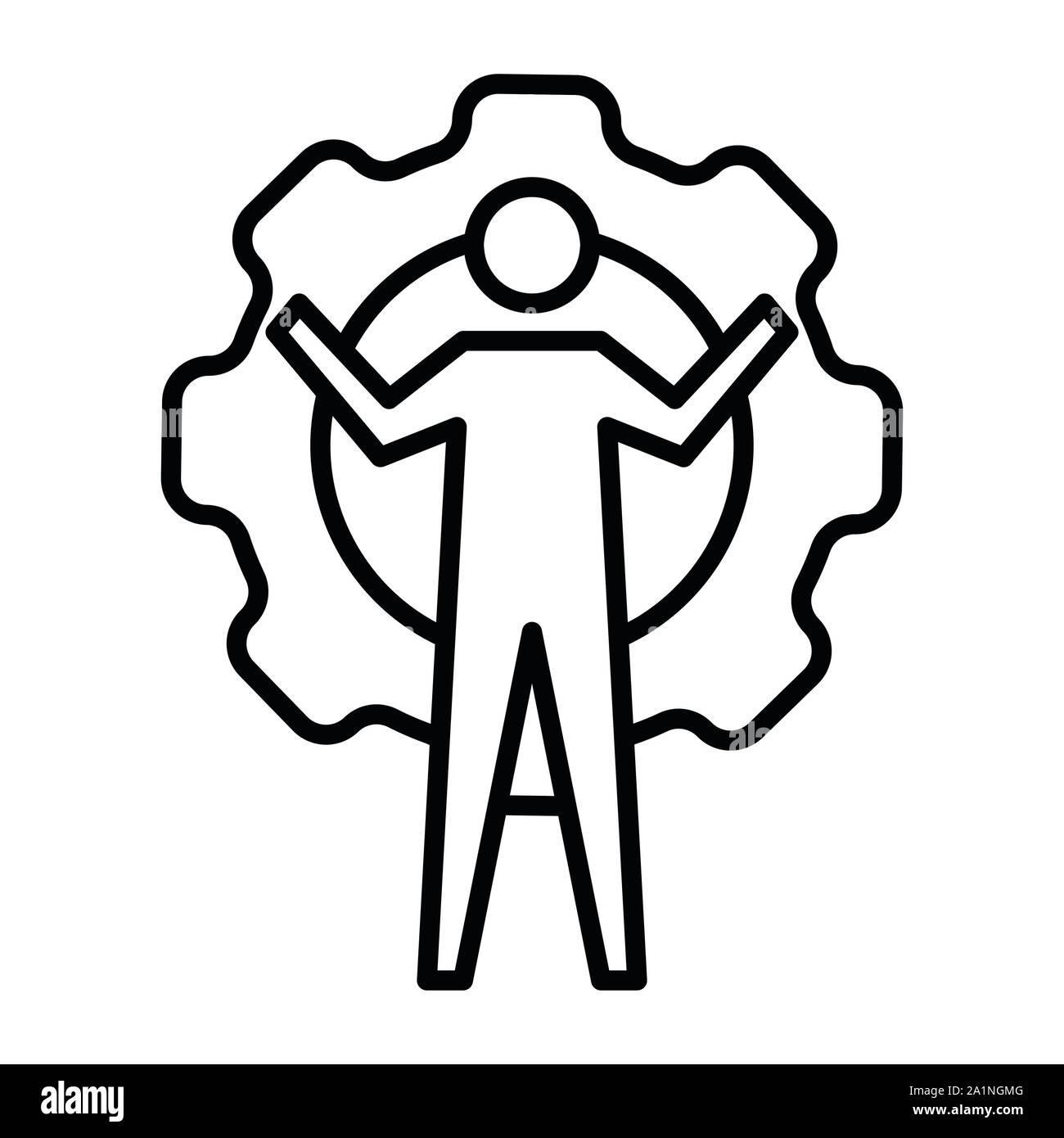 Maintenance icon Black and White Stock Photos & Images - Alamy