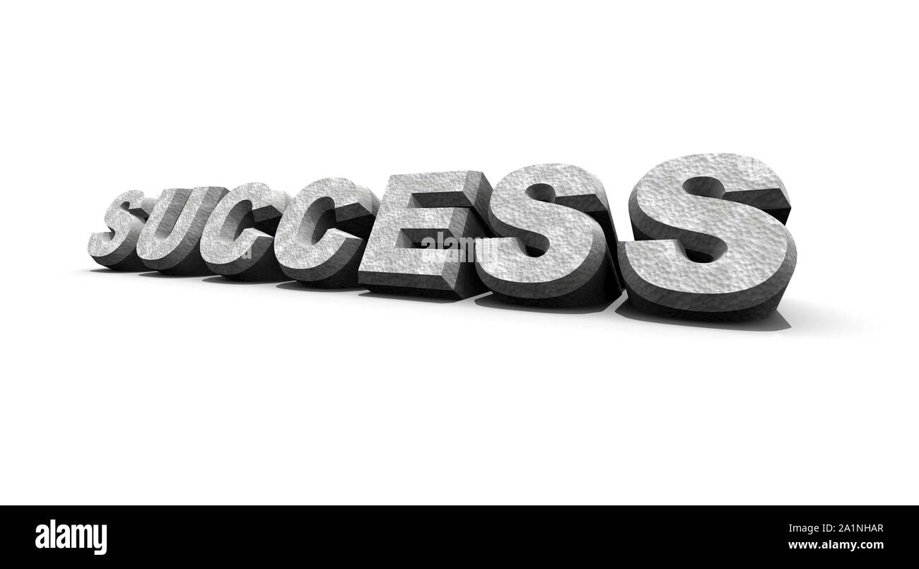 Success text, 3d animation art Stock Photo - Alamy
