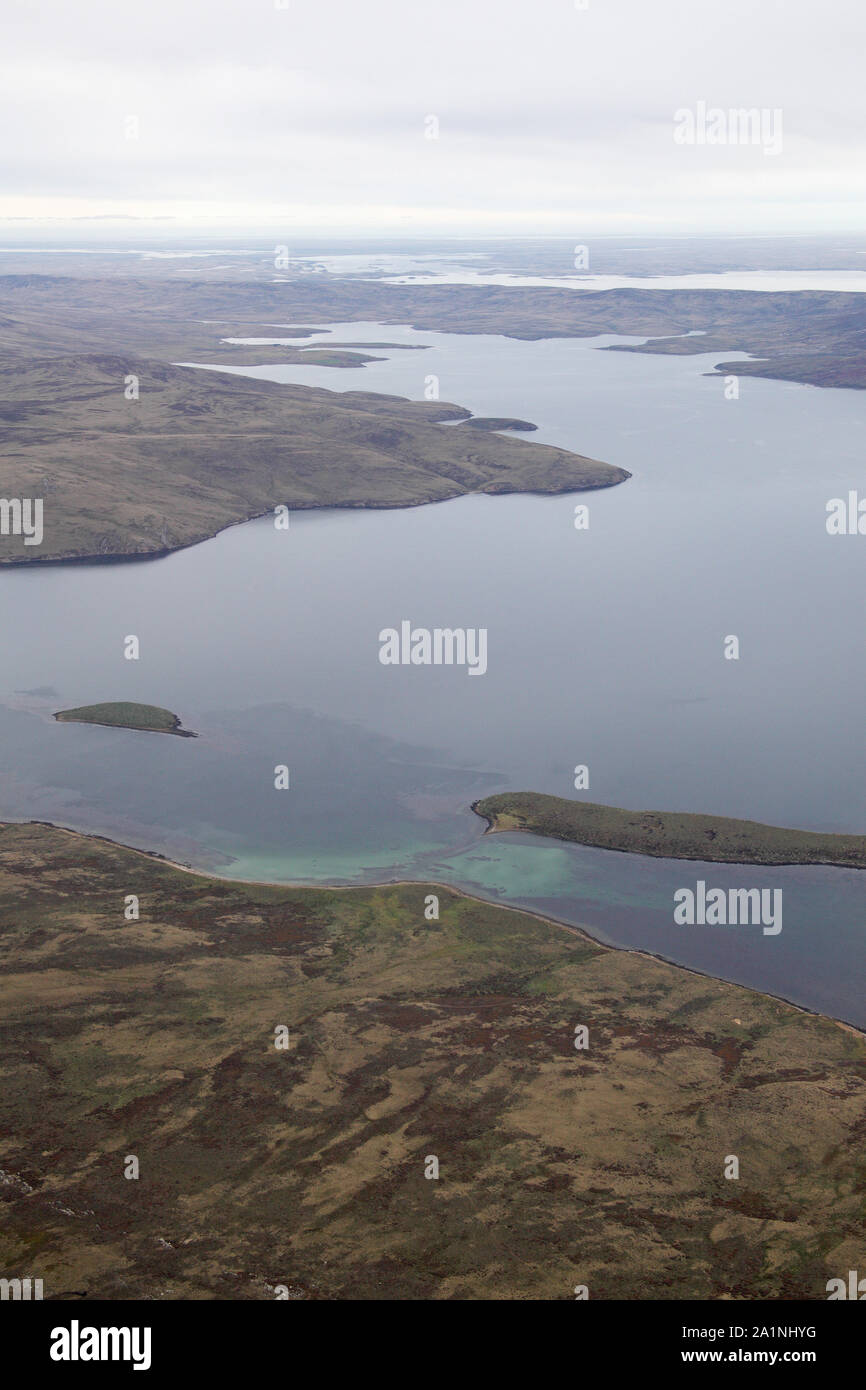 Aerial photograph of falkland sound hi-res stock photography and images ...