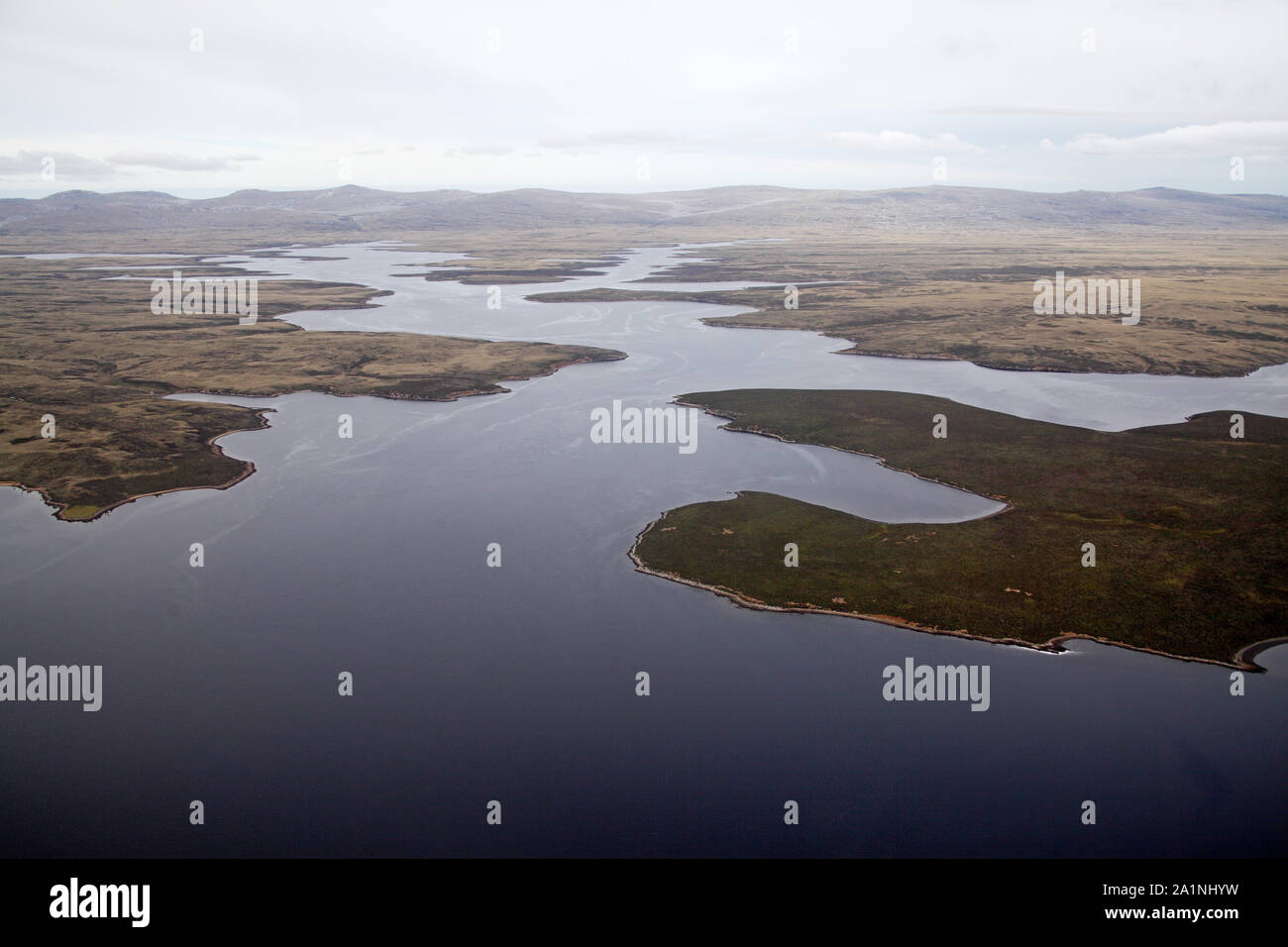 Aerial view falklands islands hi-res stock photography and images - Alamy