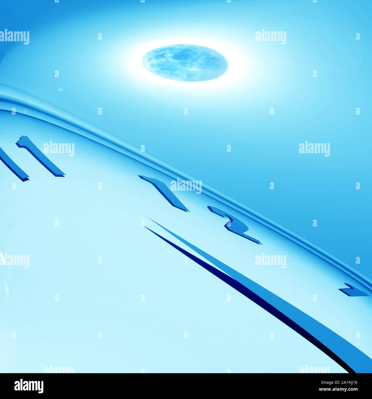 Time & space, 2D illustration Stock Photo - Alamy