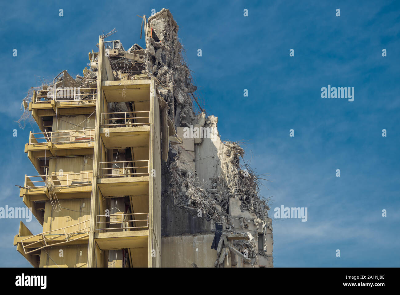Demolition of tower hi-res stock photography and images - Alamy