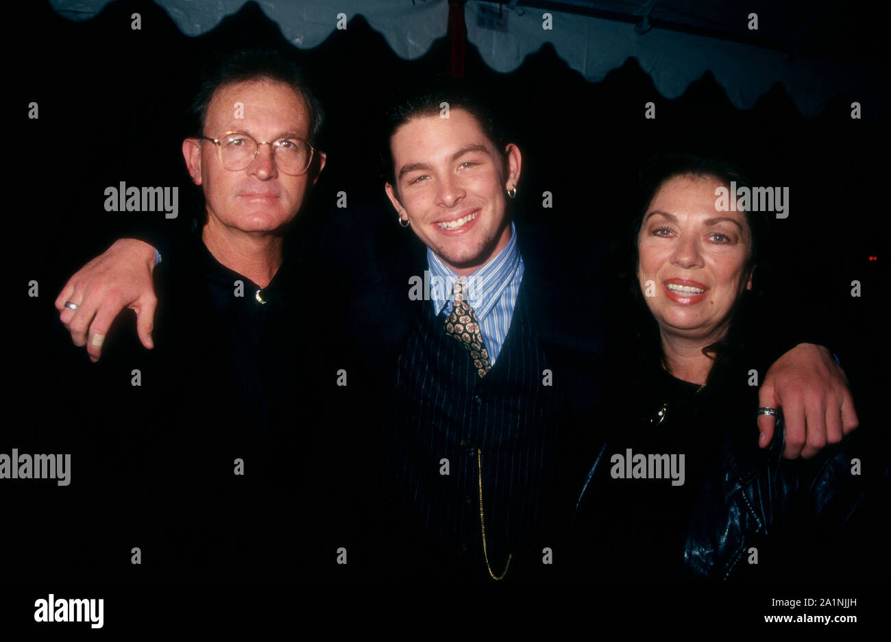 Pasadena, California, USA 9th January 1995 Actor Ryan Francis and his ...