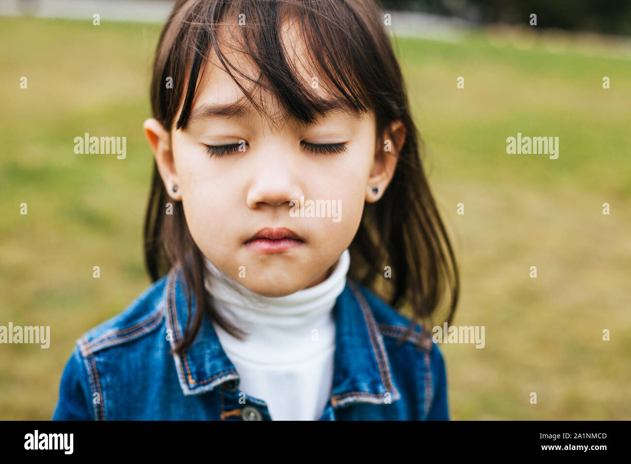 Series of expression portraits asian girl Stock Photo - Alamy