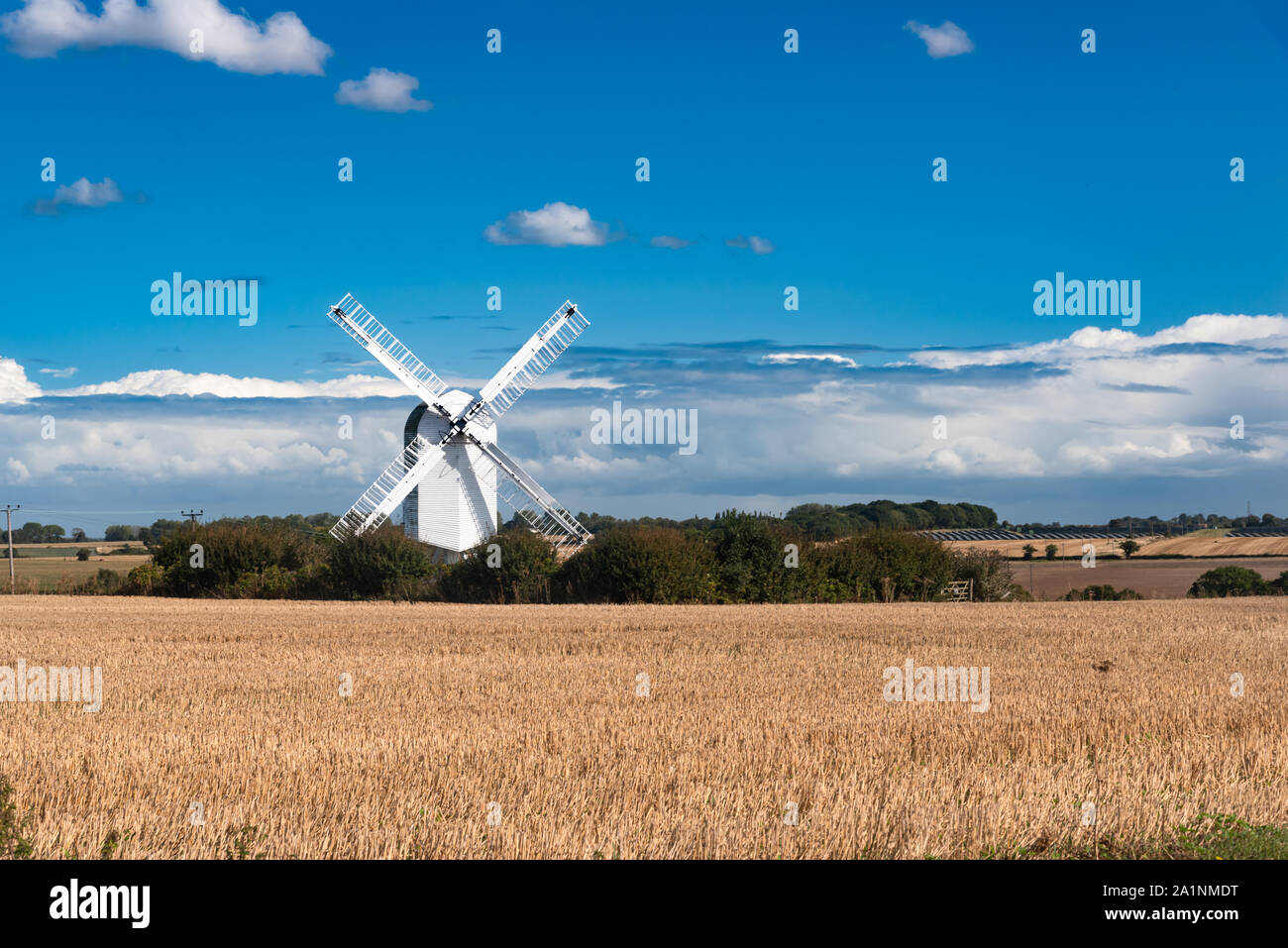 Chillenden Windmill in the Kent countryside Stock Photo - Alamy