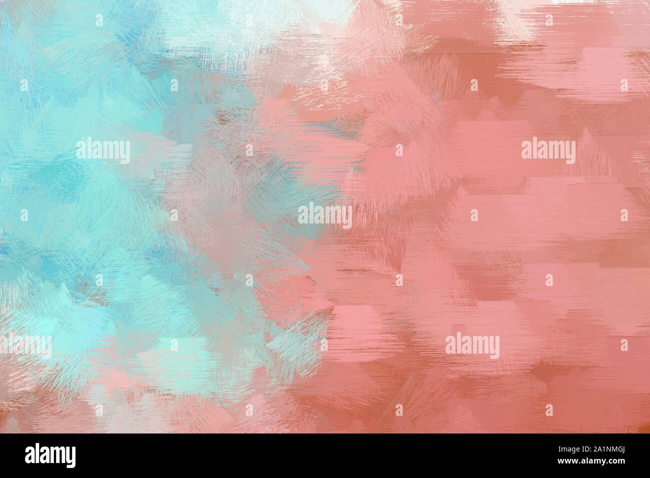 brush drawn illustration with tan, powder blue and indian red color ...