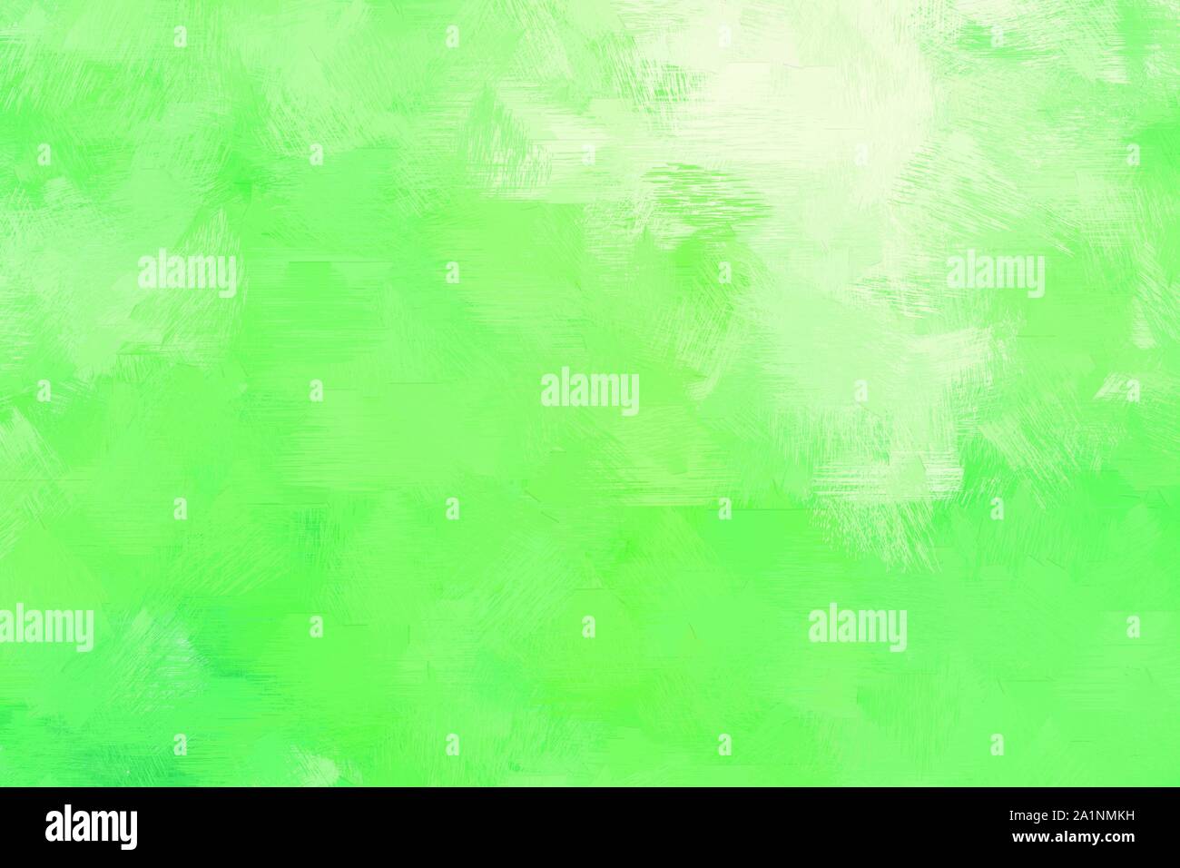 rough brush painted artwork with light green, pastel green and tea ...