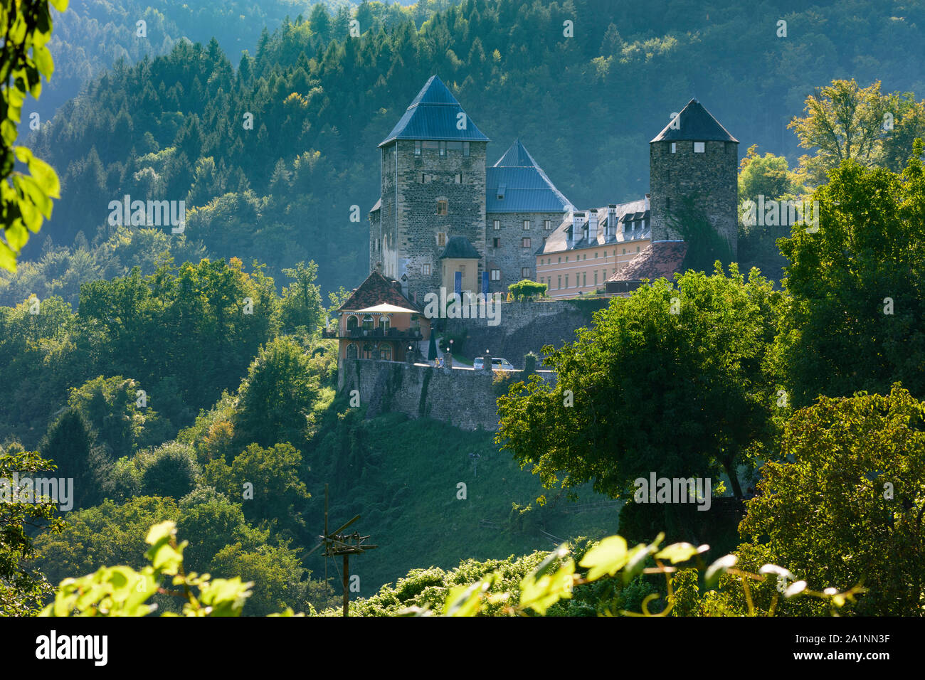 Castle deutschlandsberg styria austria hi-res stock photography and ...