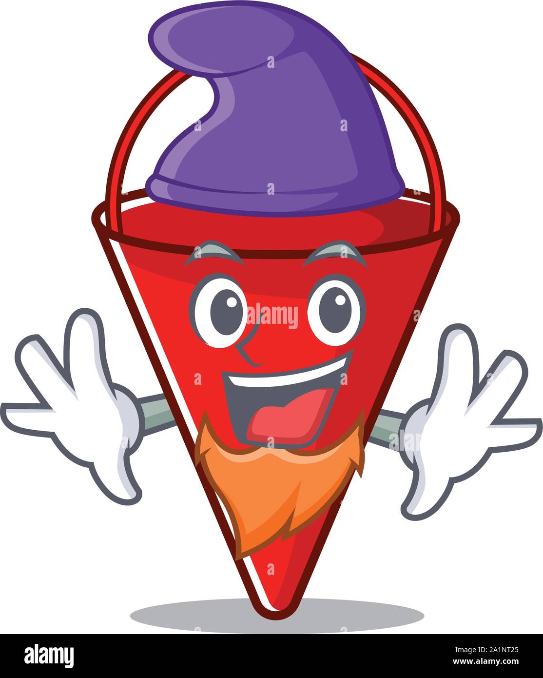 Elf fire bucket mascot shape on cartoon Stock Vector Image & Art - Alamy