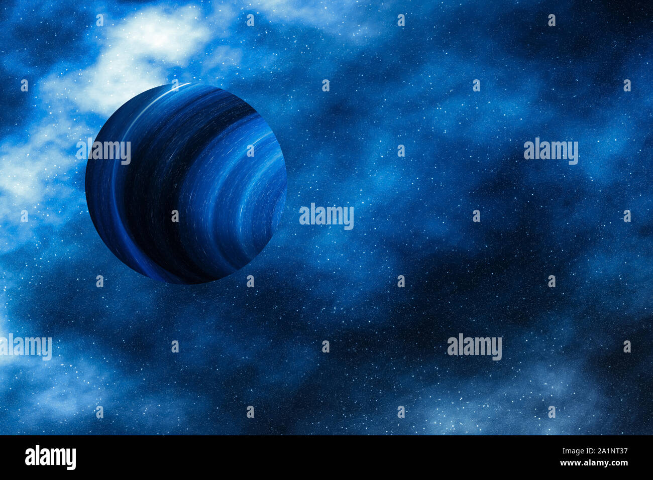 Discovery in astronomy, cosmic abstract and future technology concept ...