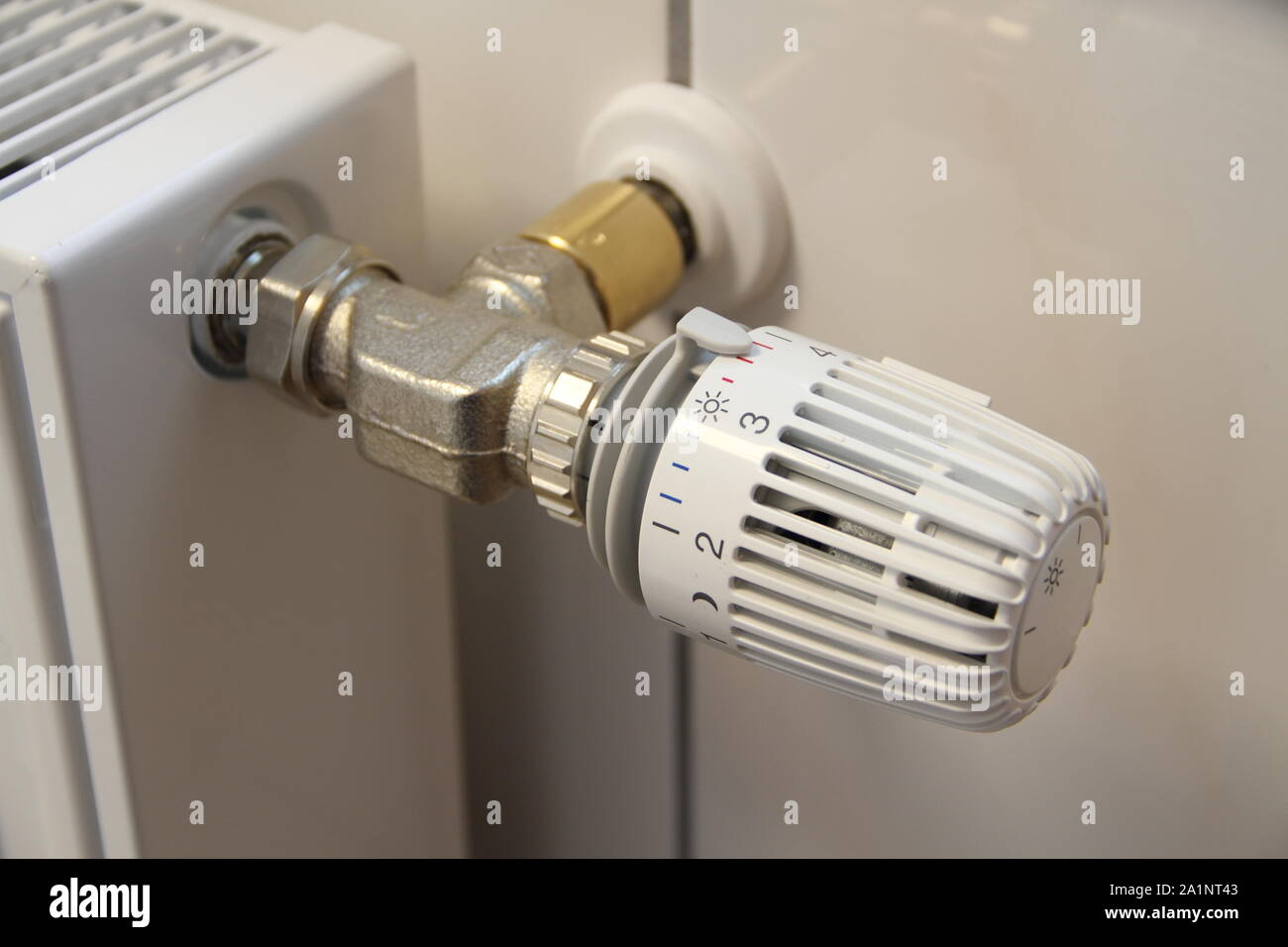 Heating with thermostat Stock Photo - Alamy