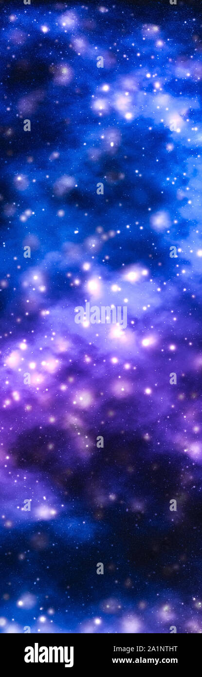 Discovery in astronomy, cosmic abstract and future technology concept ...