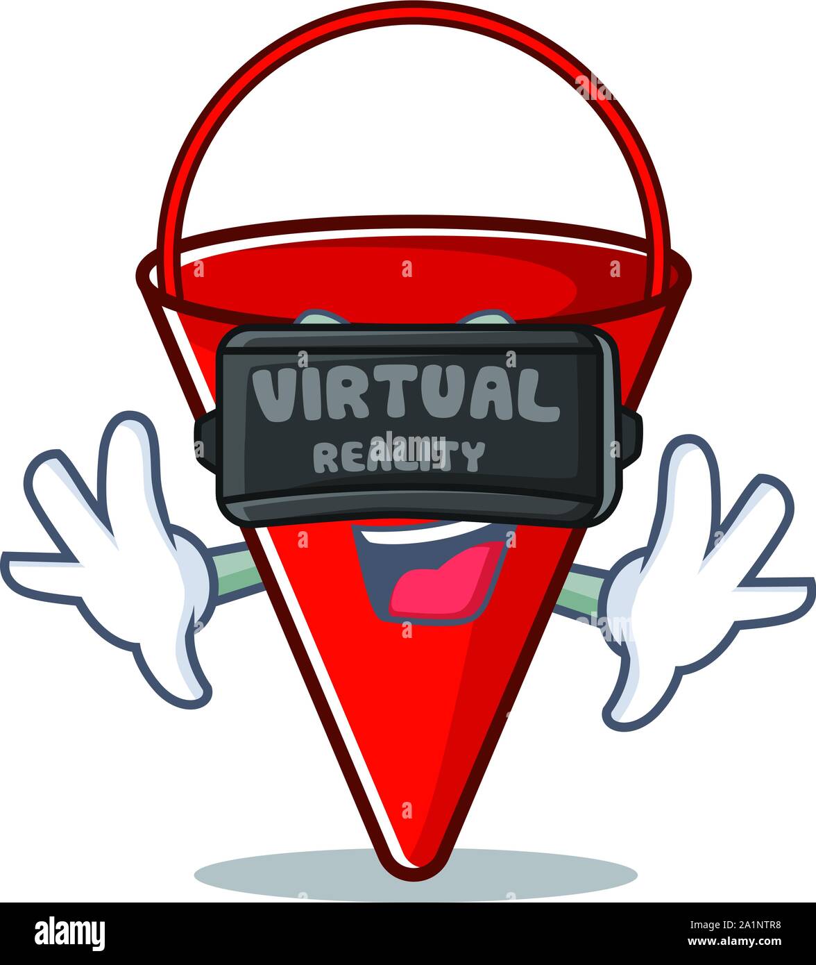 Virtual reality station Cut Out Stock Images & Pictures - Alamy