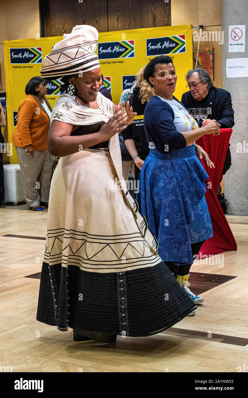 Berlin, Germany. 27th September 2019. South Africans living in Berlin ...