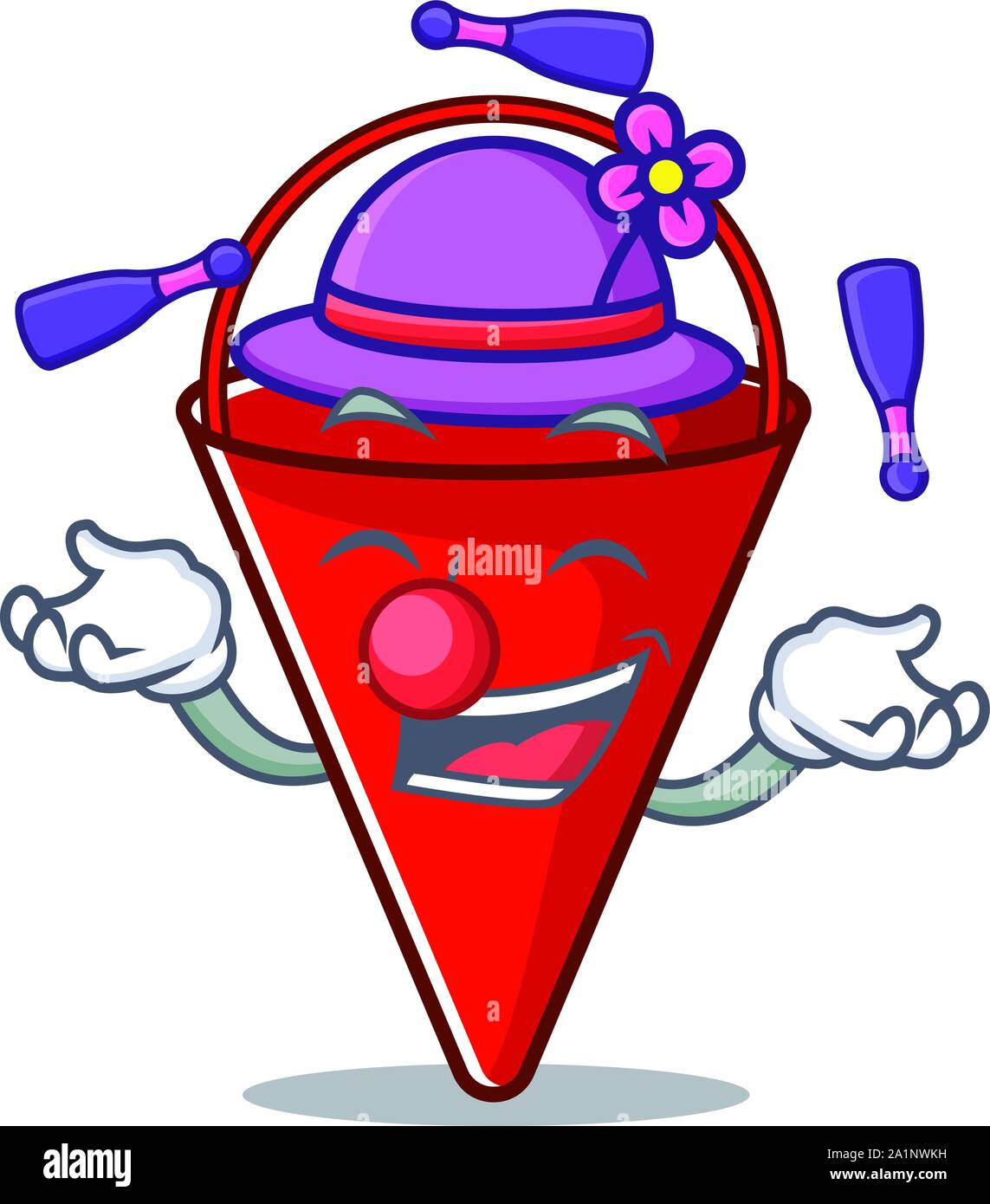 Clown bucket Cut Out Stock Images & Pictures - Alamy