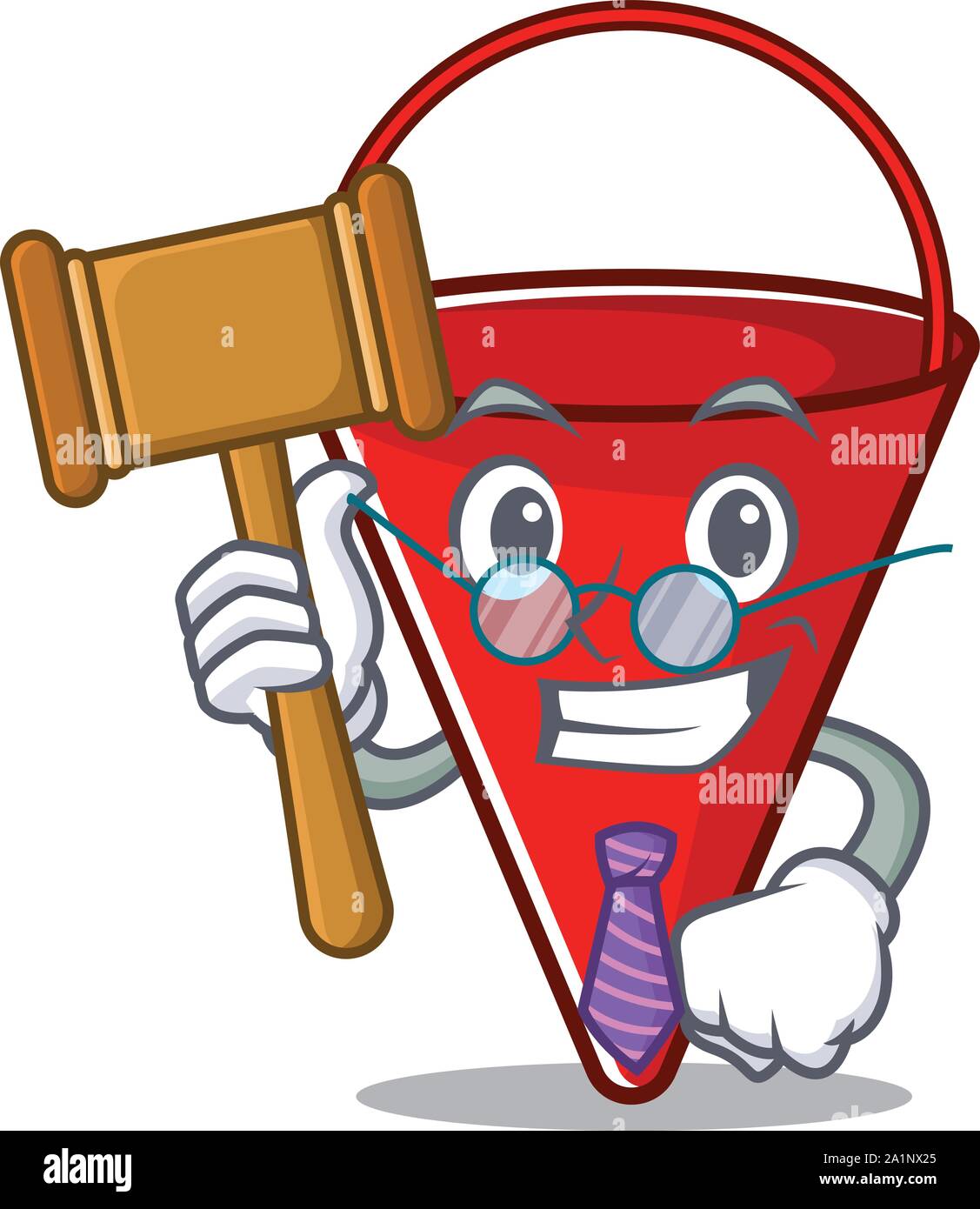 Judge fire bucket toy above character table Stock Vector Image & Art ...